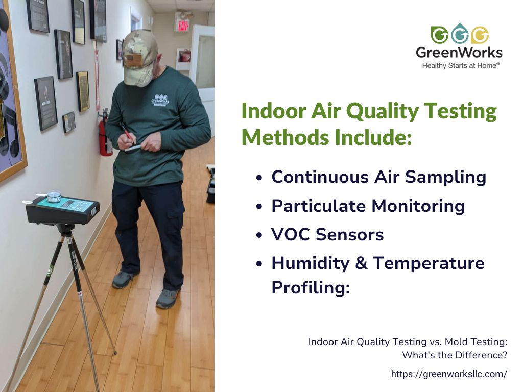 Indoor Air Quality Testing vs Mold Testing | GreenWorks Environmental